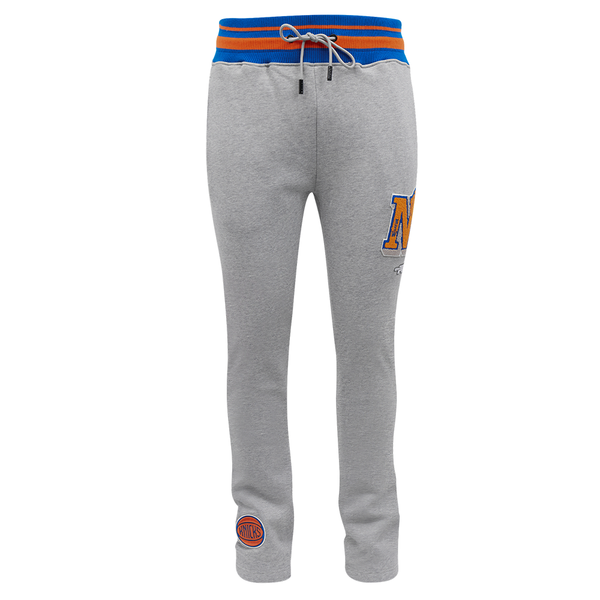 Gray New York Knicks Pro Standard Retro Classic Fleece Sweatpant ...