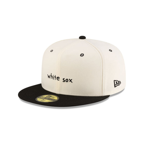 Off White Chicago White Sox X Micah Johnson Script 59Fifty Fitted ...