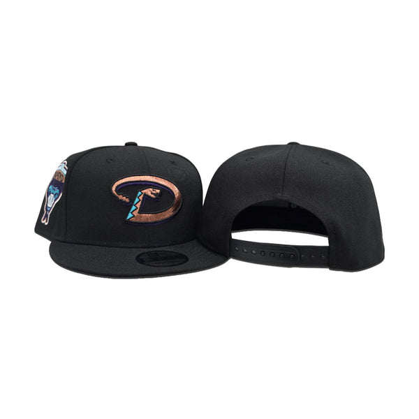 Black Arizona Diamondbacks 1998 Inaugural Season Patch Snapback ...