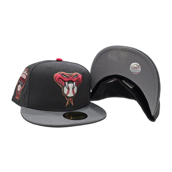 Dark Gray Arizona Diamondbacks Storm Gray Visor Gray Bottom 1998 Inaug ...