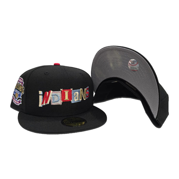 Black Cleveland Indians Gray Bottom Inaugural Season 1994 Jacobs Field ...