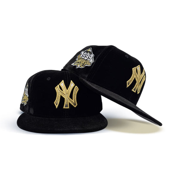 Black Velvet New York Yankees Gold Logo Gray Bottom 1999 World Series ...