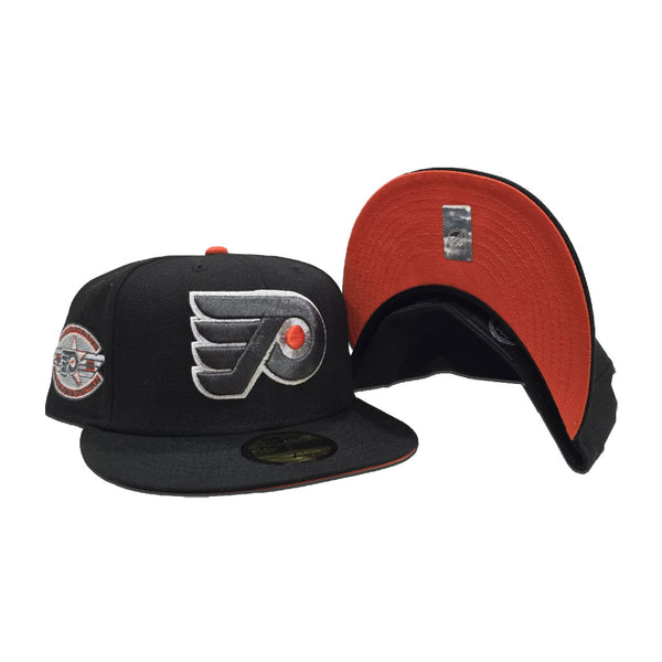 Black Philadelphia Flyers Orange Bottom 1992 All Star Game Side Patch ...