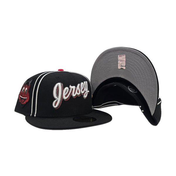 Black Script New Jersey Devils Gray Bottom Mascot Side Patch New Era 5 ...