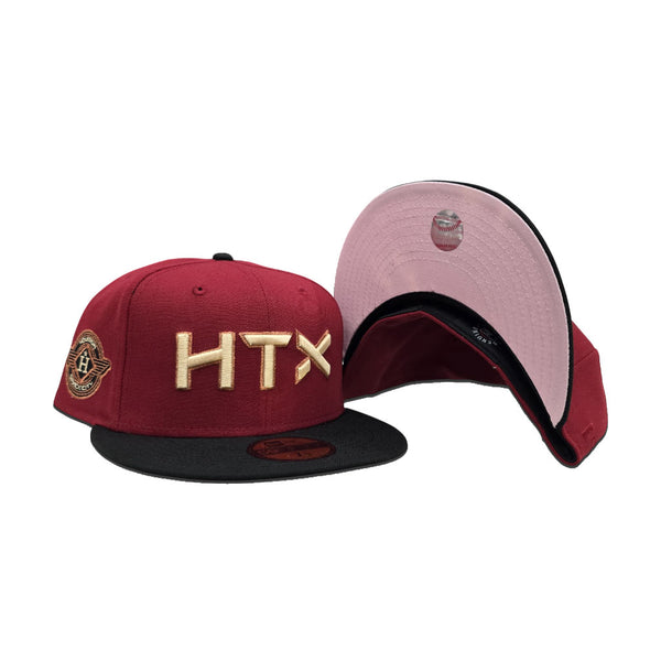 Brick Red City Connect Houston Astros HTX Logo New Era Fitted Cap ...