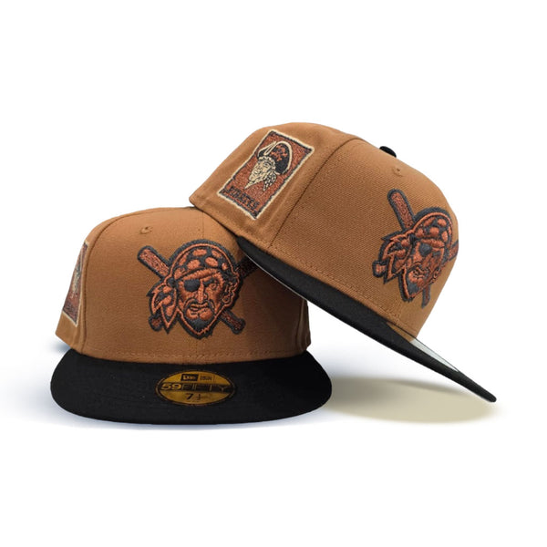 Bronze Pittsburgh Pirates Black Visor Gray Bottom Pirate Side Patch Ne ...