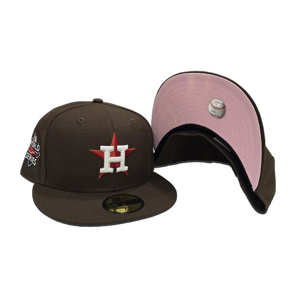 Brown Houston Astros Pink Bottom 2022 World Series Side Patch New Era ...