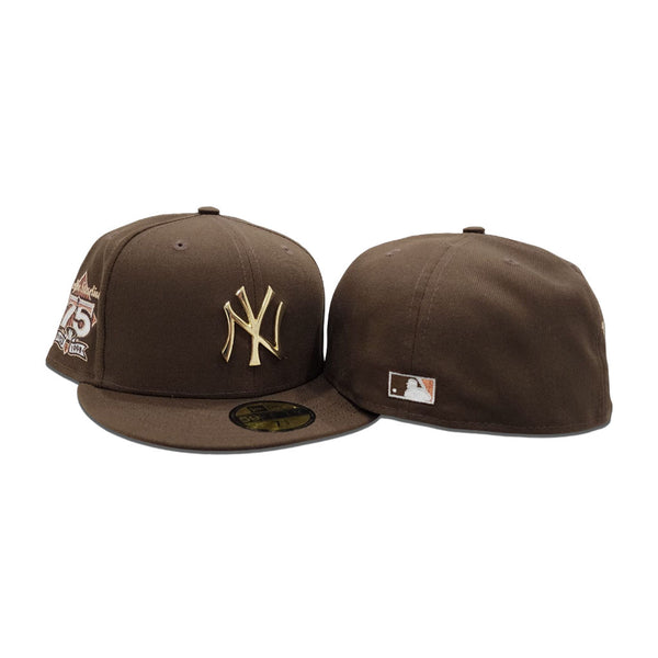 Brown New York Yankees Gold Metal Badge Gray Bottom 27th Anniversary S ...