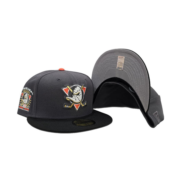 Storm Gray Anaheim Mighty Ducks 1993-1994 Inaugural Season Fitted ...