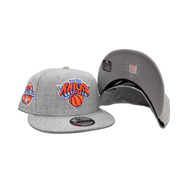 Heather Gray New York Knicks Gray Bottom 1946 Established Side Patch N ...