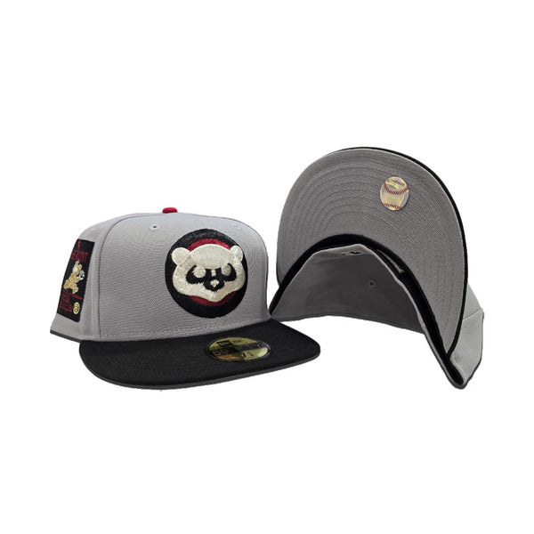Gray Chicago Cubs Black Visor Gray Bottom Be Alert Foul Balls Side Pat ...