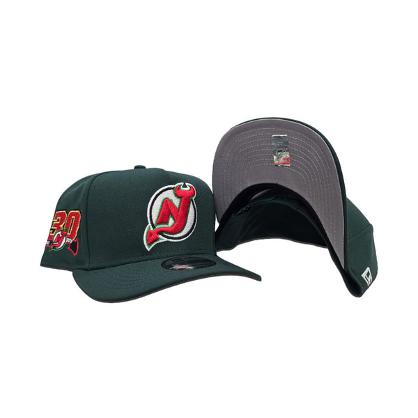 Dark Green New Jersey Devils Gray Bottom 30th Anniversary Side Patch N ...