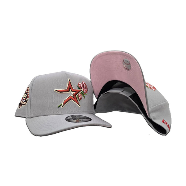 Light Gray Houston Astros Rose Curved Brim Pink Bottom 45th Anniversar ...