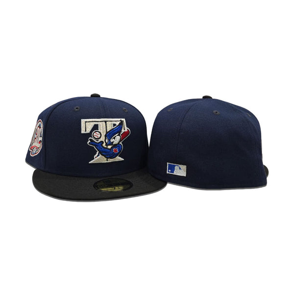 Navy Blue Toronto Blue Jays Black Visor Gray Bottom 30th Anniversary S ...