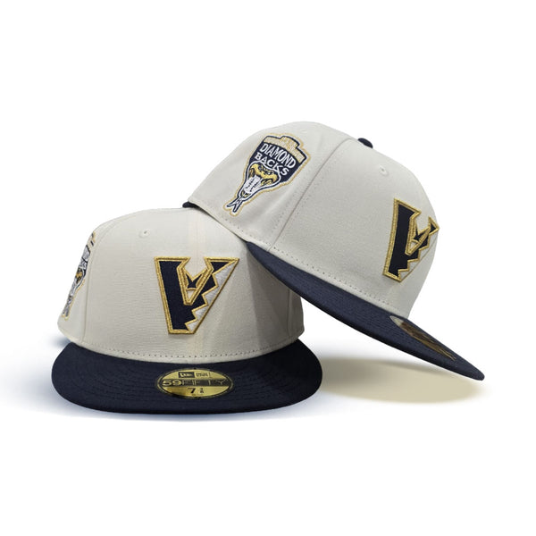 Off White Upside Down Arizona Diamondbacks Navy Blue Visor Gray Bottom ...