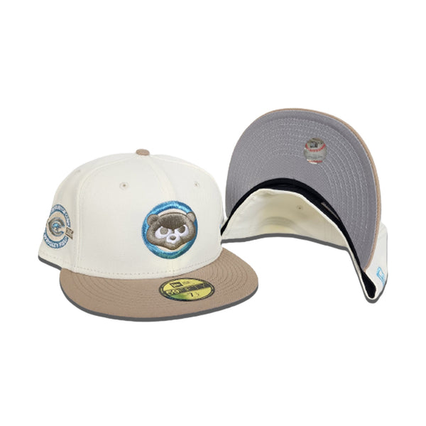 Off White Chicago Cubs Camel Visor Gray Bottom Wrigley Field Side Patc ...