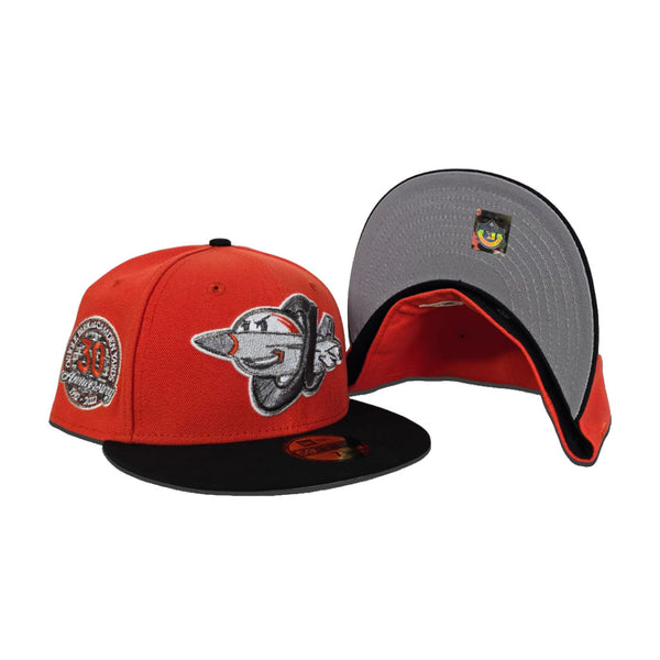 Orange Aberdeen IronBirds Black Visor Gray Bottom 30th Anniversary Ori ...