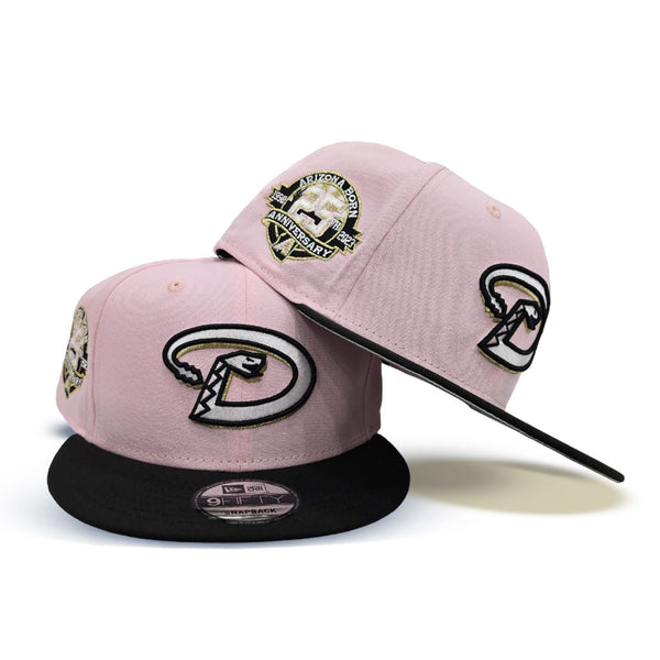 Pink Arizona Diamondbacks Black Visor Gray Bottom 25th Anniversary Sid ...