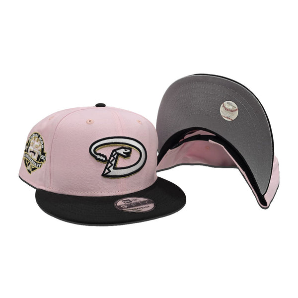 Pink Arizona Diamondbacks Black Visor Gray Bottom 25th Anniversary Sid ...