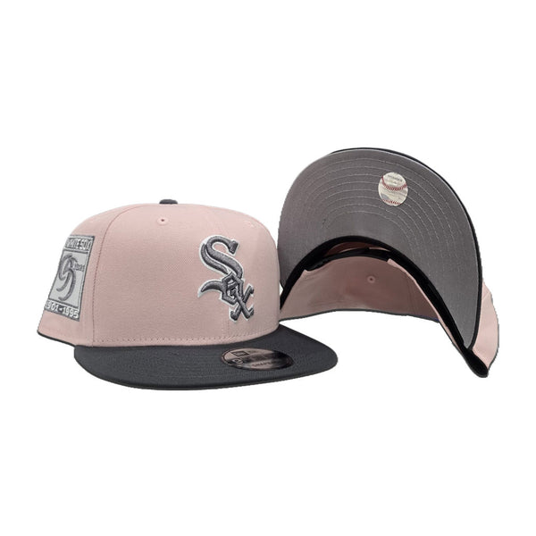 Pink Rouge Chicago White Sox Dark Gray Visor Gray Bottom 95 Years Side ...