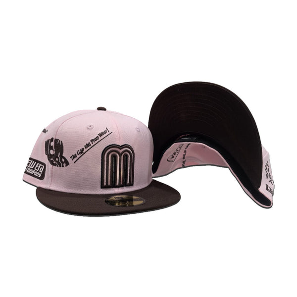 Pink Mexico Anniversary Series Brown Visor Brown Bottom New Era 59Fift ...