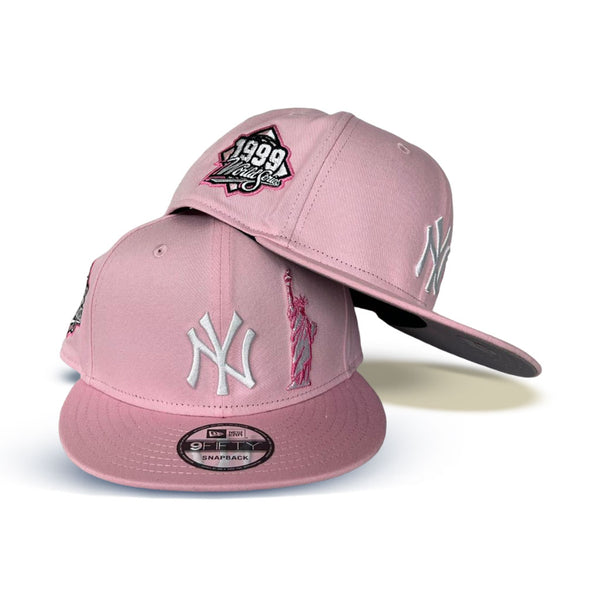 Pink New York Yankees Statue of Liberty Gray Bottom 1999 World Series ...