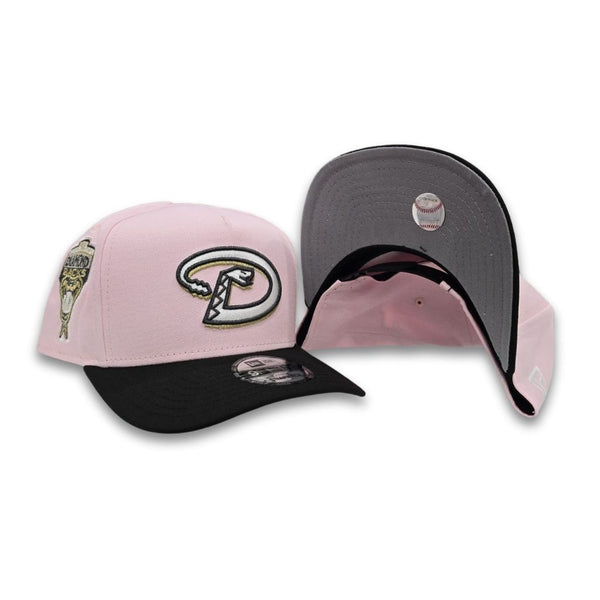 Pink Arizona Diamondbacks Curved Black Brim Gray Bottom 1998 Inaugural ...