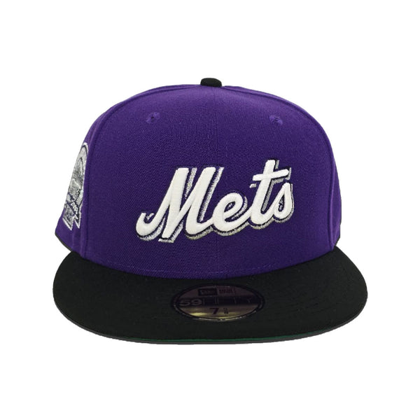 Purple Glow In The Dark New York Mets Black Visor Green Bottom Shea St ...