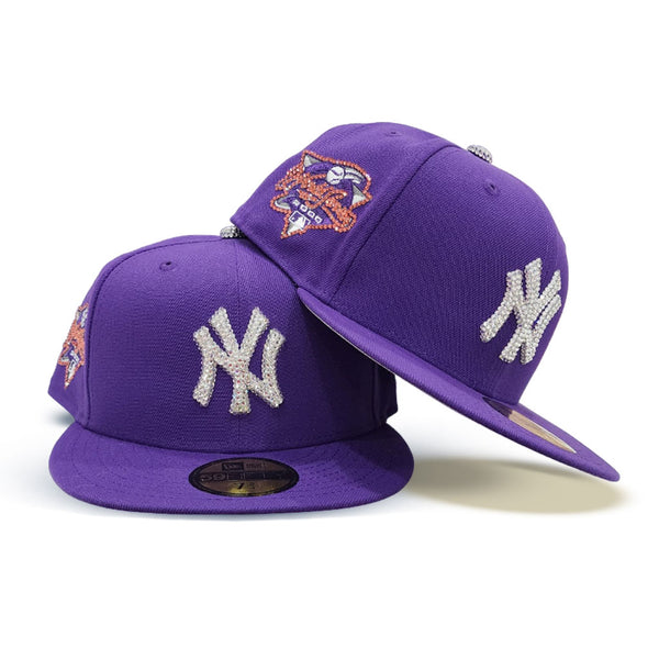Swarovski Crystal Purple New York Yankees 2000 World Series Side Patch ...