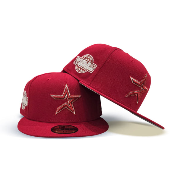 Red Houston Astros Gray Bottom 2005 World Series Side Patch New Era 59 ...