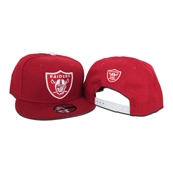 Red Las Vegas Raiders Gray bottom New Era 9Fifty Snapback – Exclusive ...