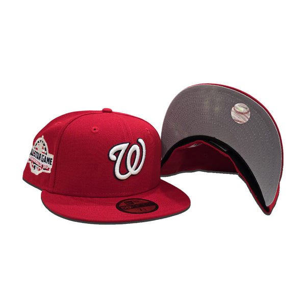 Red Washington Nationals Gray Bottom 2018 All Star Game Side Patch New ...