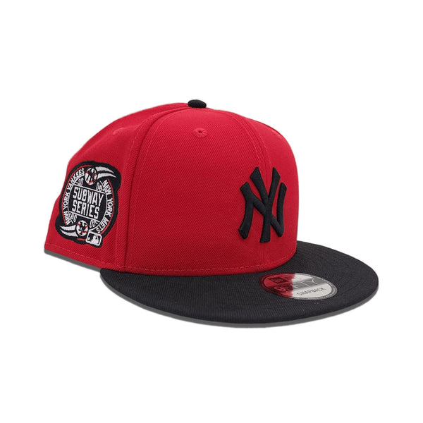 Red New York Yankees Black Visor Metallic Silver Bottom 2000 Subway Se ...