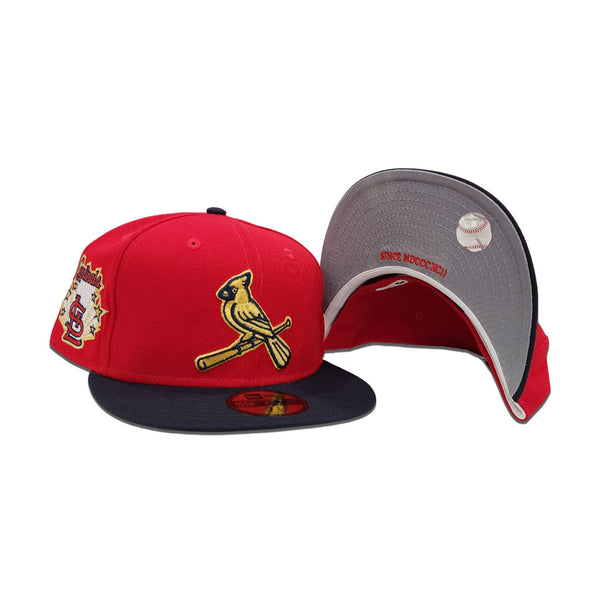 Red St. Louis Cardinals Navy Blue Visor Gray Bottom Gameday Gold Pop S ...