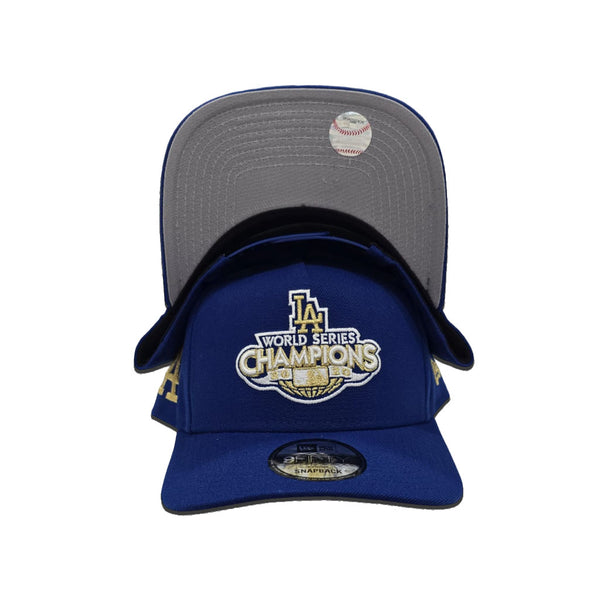 Royal Blue Los Angeles Dodgers 2020 World Series Champions Curved Brim ...