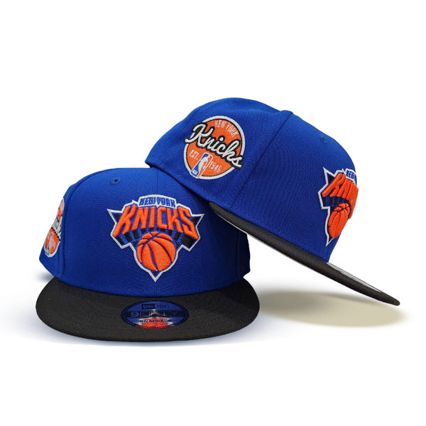 Royal Blue New York Knicks Black Visor Gray Bottom 1946 Established Si ...