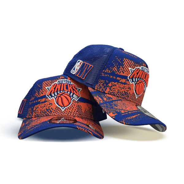 Royal Blue Tip Off New York Knicks Curved Brim Gray Bottom NBA NY Side ...