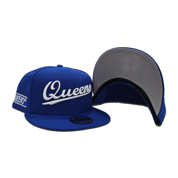 Royal Blue Queens New Era Queens NY Patch Snapback 9FIFTY Hat ...