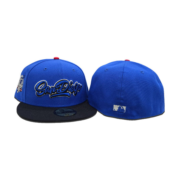 Royal Blue San Diego Padres Script Navy Blue Visor Gray Bottom 40th An ...