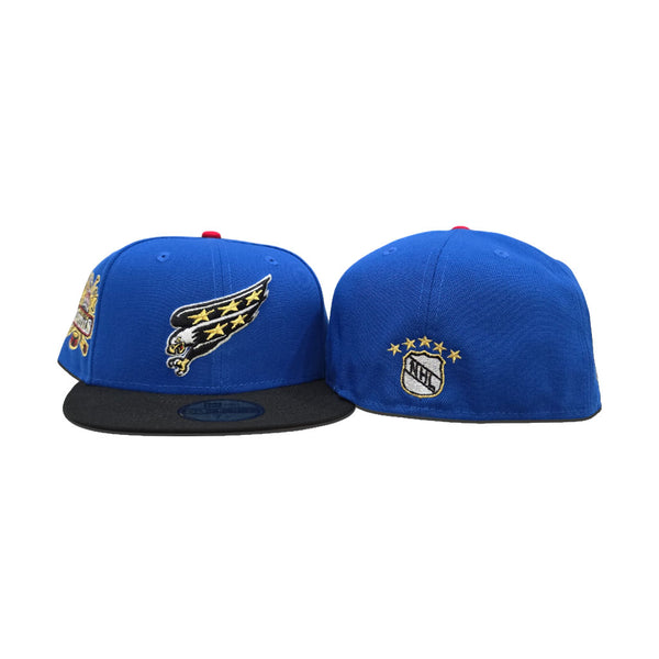 Royal Blue Washington Capitals Navy Blue Visor Capitals Fitted Cap ...
