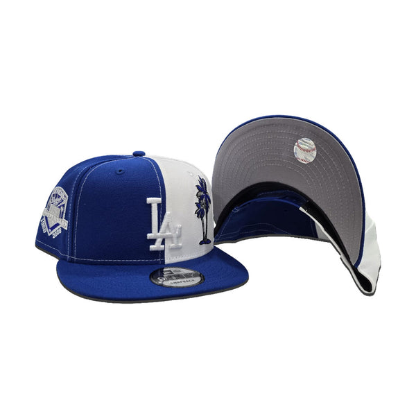 Royal Blue White Split Los Angeles Dodgers Palm Tree Gray Bottom 50th ...