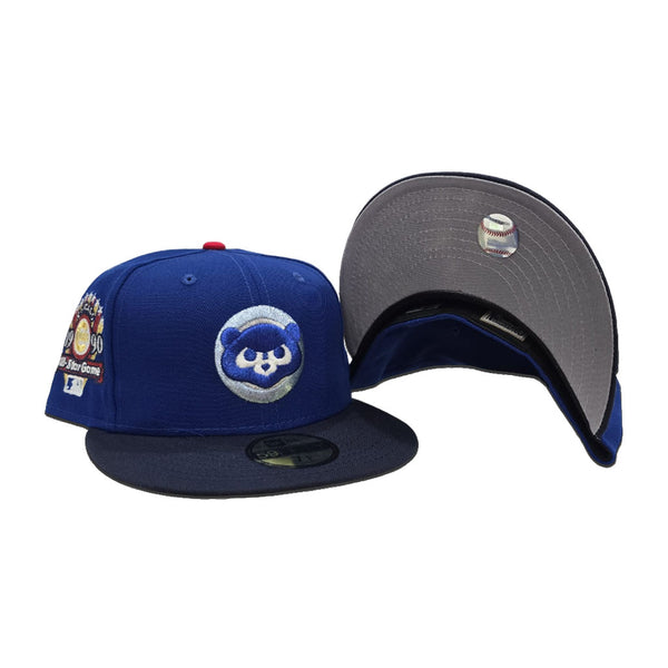 Royal Blue Chicago Cubs Navy Blue Visor Gray Bottom 1990 All Star Game ...