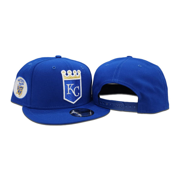 Royal Blue Kansas City Royals Gray Bottom 25th Anniversary Side Patch ...