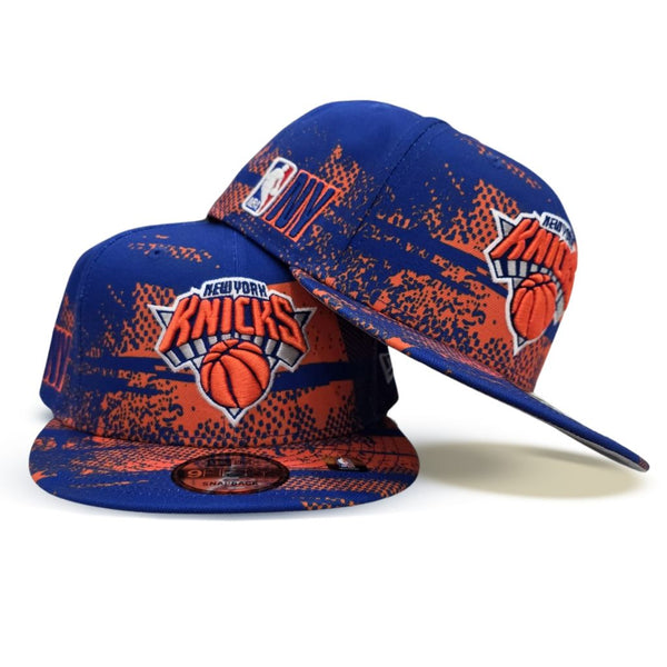 Royal Blue Tip Off New York Knicks Gray Bottom NBA NY Side Patch New E ...
