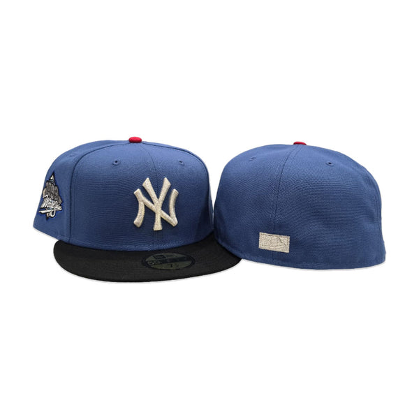 Indigo Blue New York Yankees Black Visor Gray Bottom 1999 World Series ...
