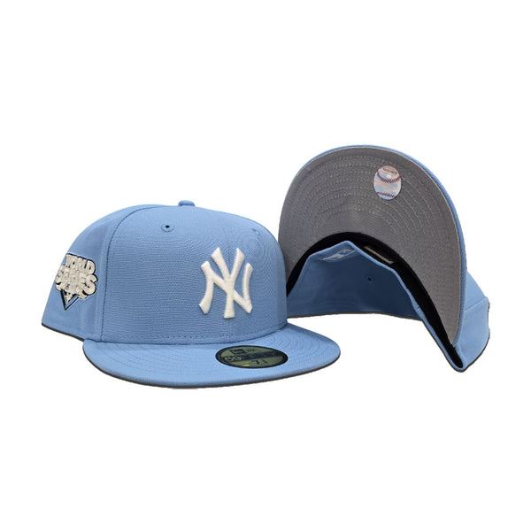 Sky Blue New York Yankees Gray Bottom 2009 World Series New Era 59Fift ...