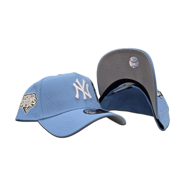 Sky Blue New York Yankees Statue Of Liberty Curved Brim Gray Bottom 20 ...