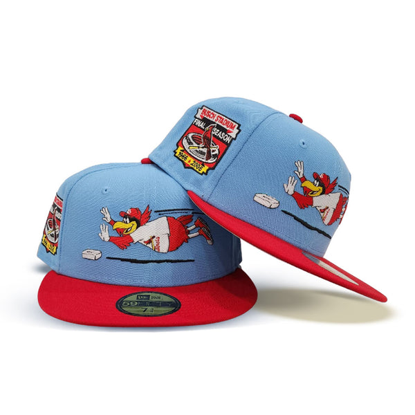 Sky Blue St. Louis Cardinals Mascot Logo Red Visor Pink Bottom Final S ...