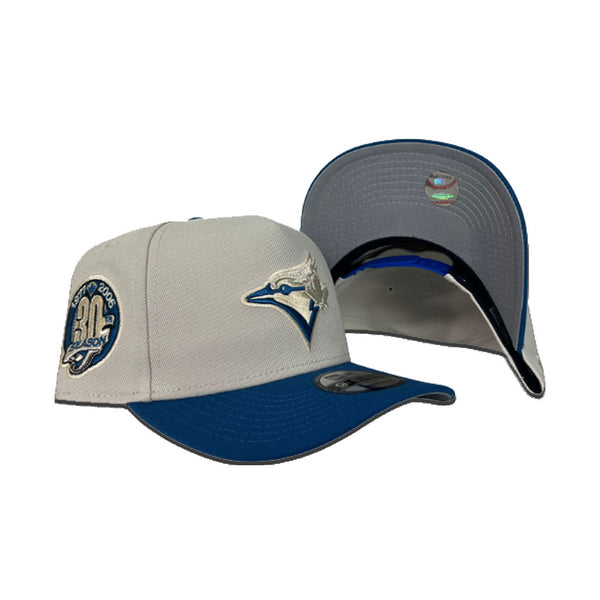 Stone Toronto Blue Jays Sea Blue Visor Curved Brim Gray Bottom 30th Se ...