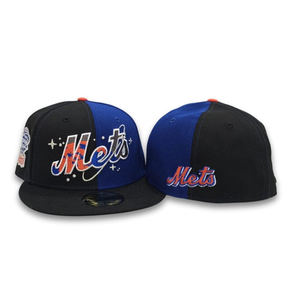 Black/Royal Blue Split New York Mets Black Visor Gray Bottom 1964 All ...